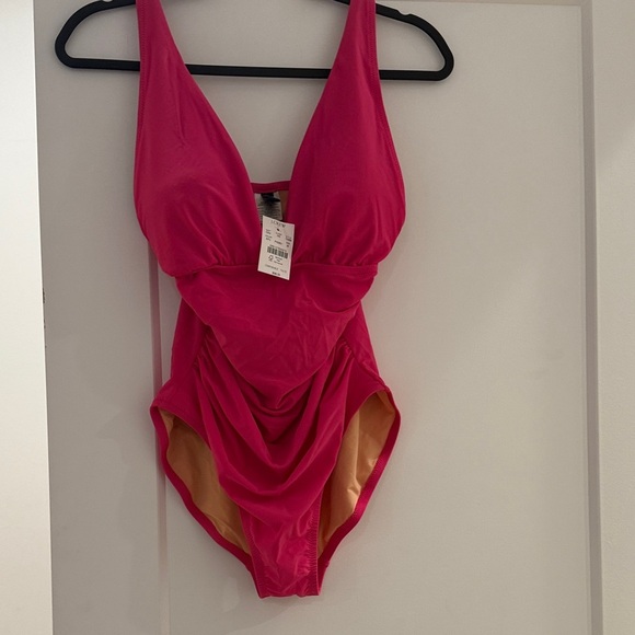 J. Crew | Swim | J Crew Bold Pink Swimsuit | Poshmark